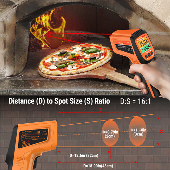 ThermoPro TP450 Dual Laser Infrared Thermometer Gun